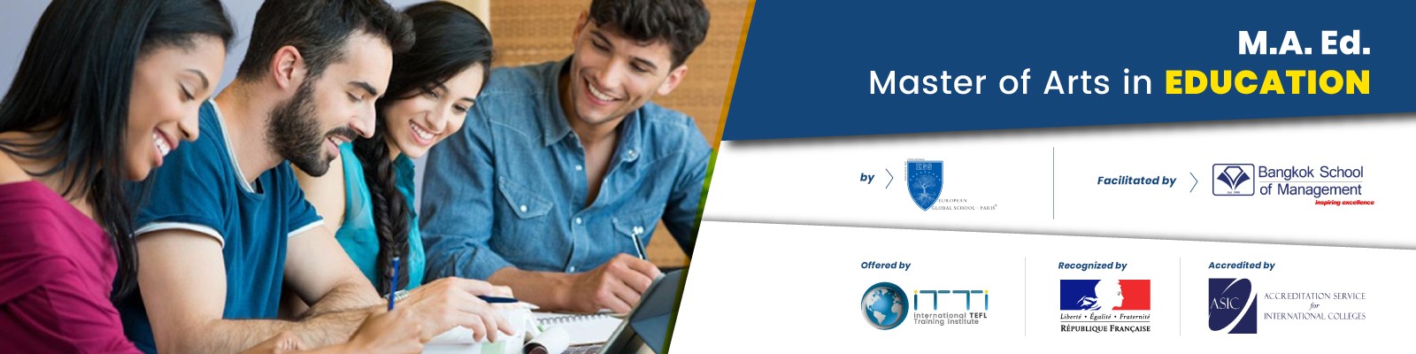 M.A. Ed. Master in TESOL | international TEFL Training institute